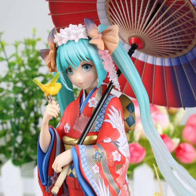 Виртуальный идол VOCALOID KAITO MiKu кимоно 23CM