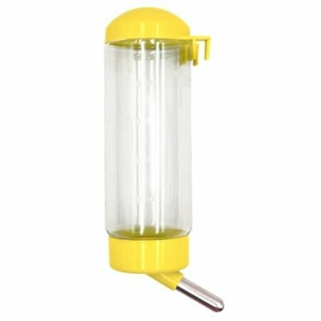 Поилка для грызунов 500 мл, цвет желтый.