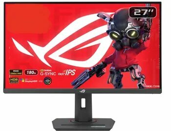 27" Монитор Игровой Rog strix xg27ACG 2k 180hz_xg27acg, черный