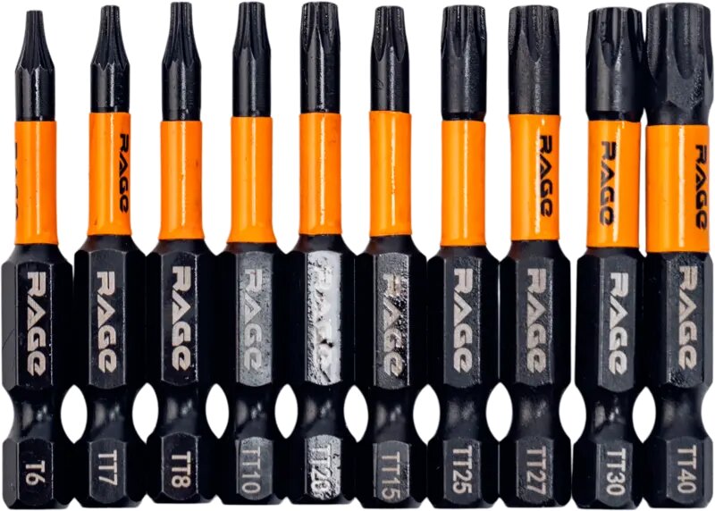 Набор бит ударных магнитных Vira Rage 554193, 10 шт. Да