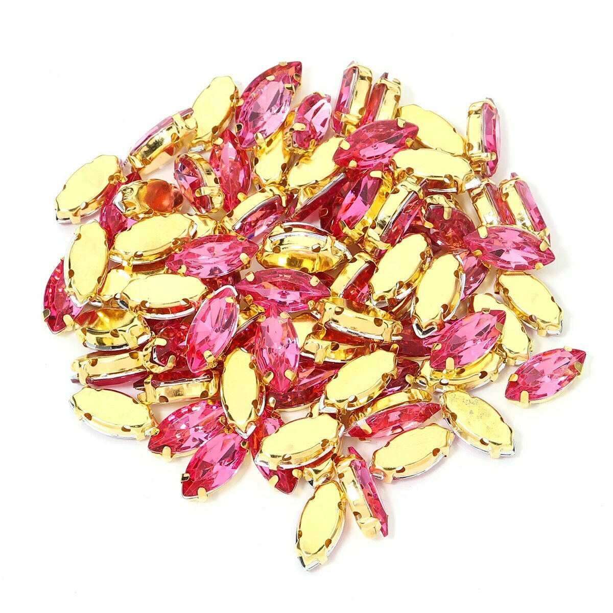 Конские глаза Hotpink, 30 штук