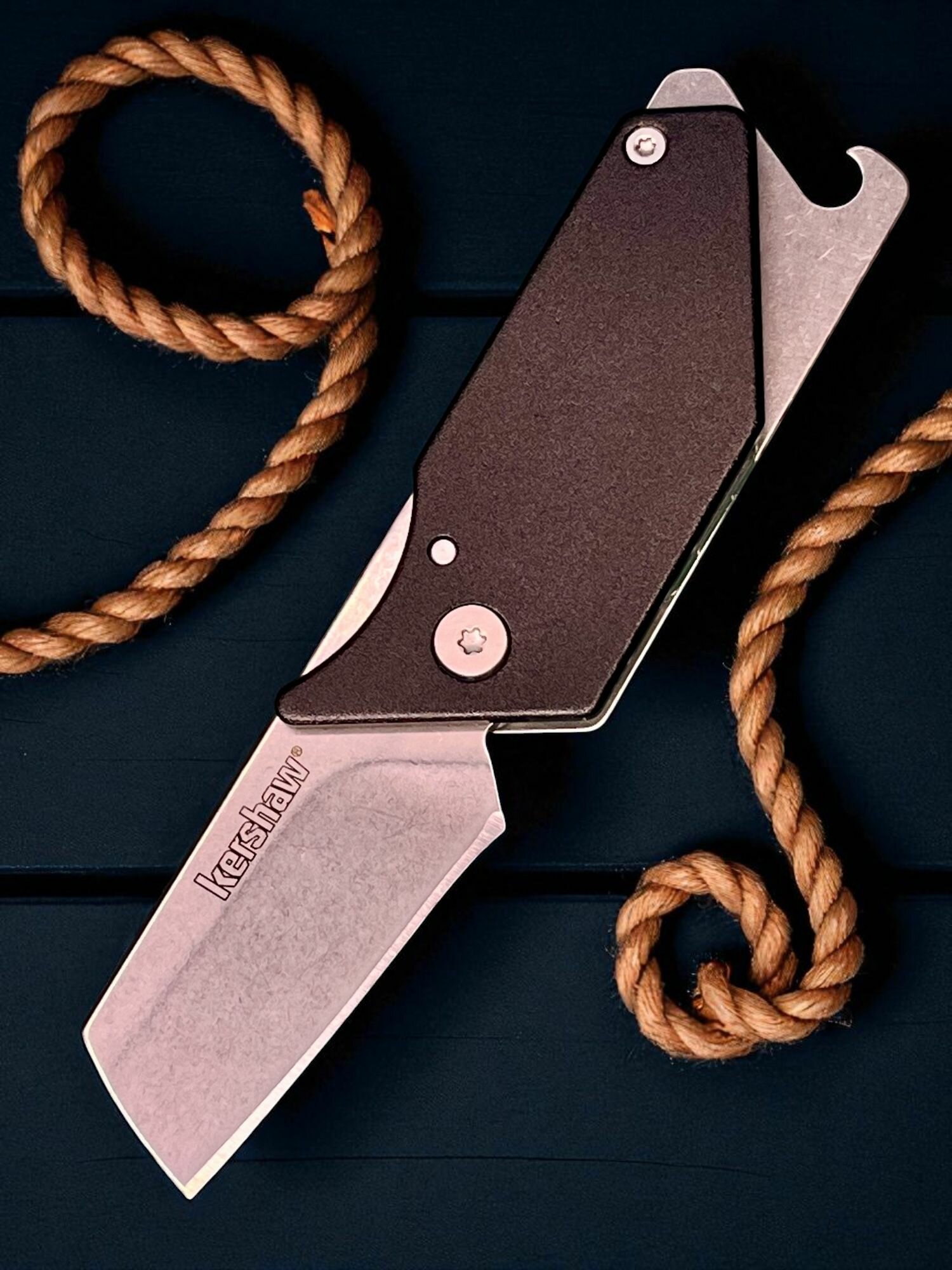 Нож складной Kershaw KS4036BLK Pub, Black Handle