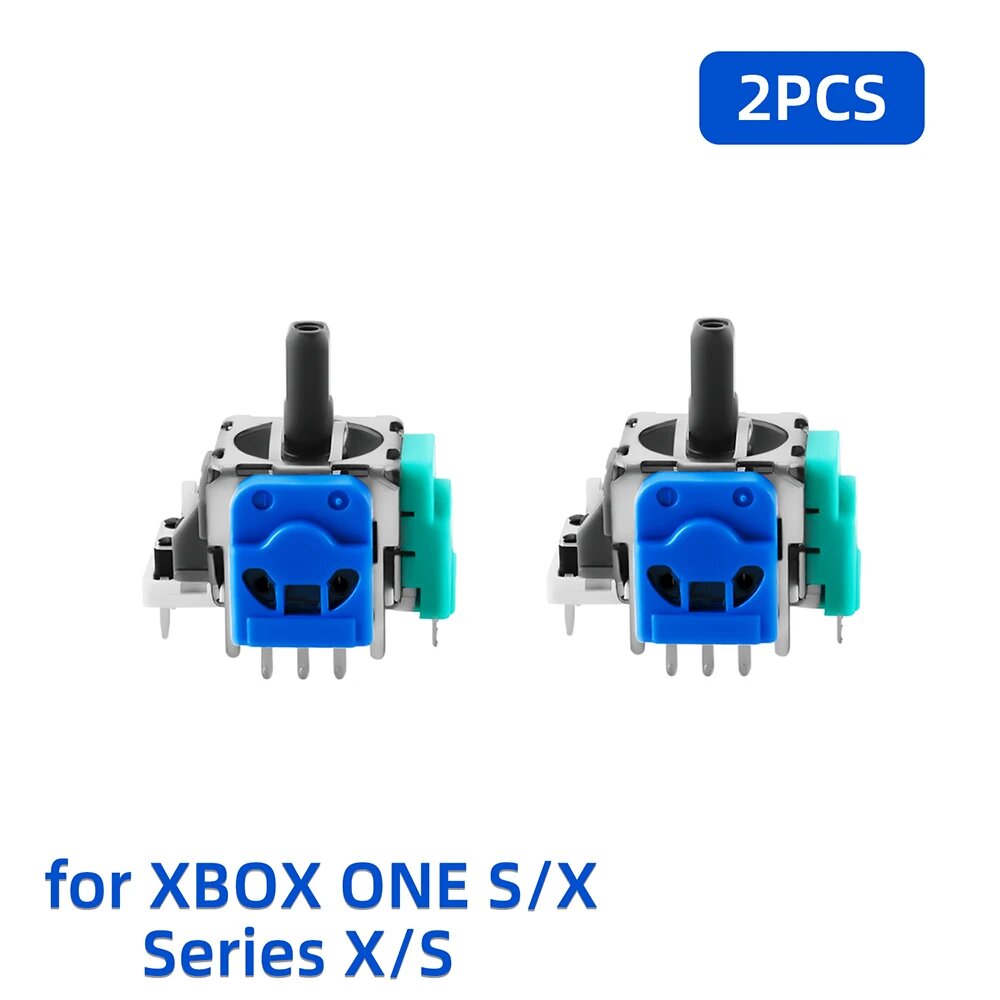 2 шт. 3D аналоговый джойстик с эффектом Холла для PS5 PS4 Xbox One/Series S X for Xbox