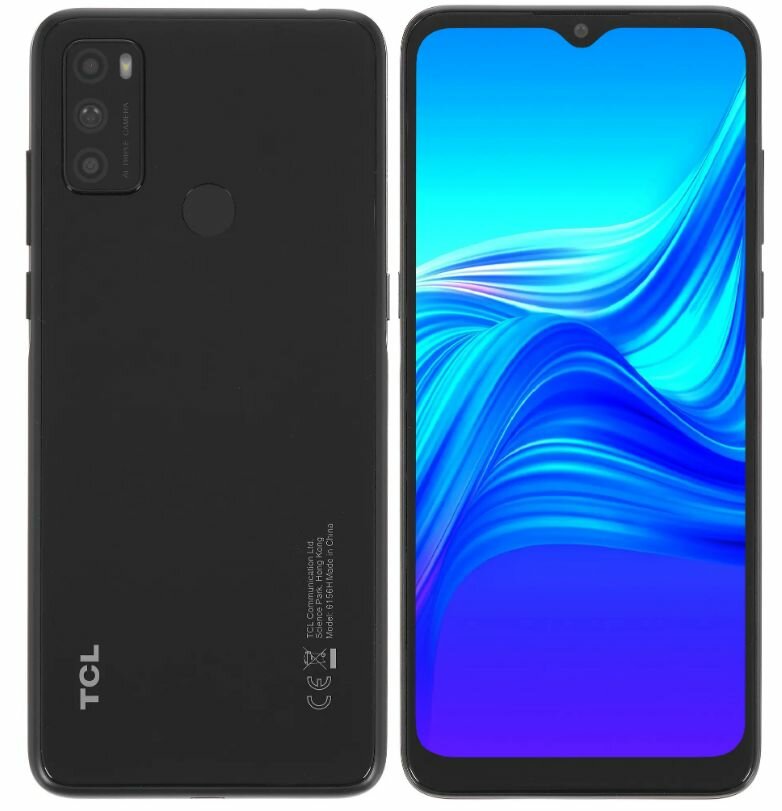 6,52" Смартфон TCL 20 Y 4/64 ГБ (20 Y) 2021, черный