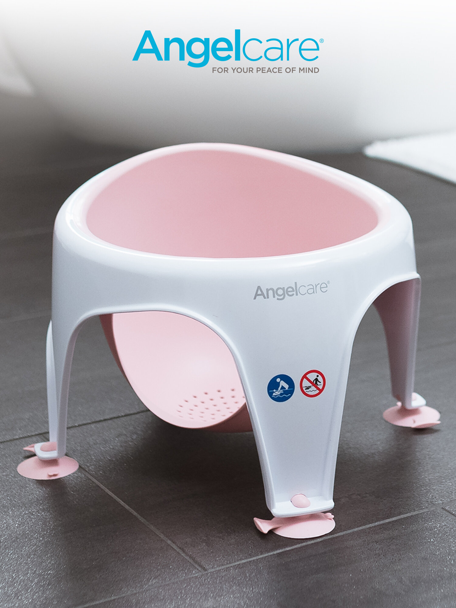 Сиденье для купания детей Angelcare Bath Ring, светло-розовый