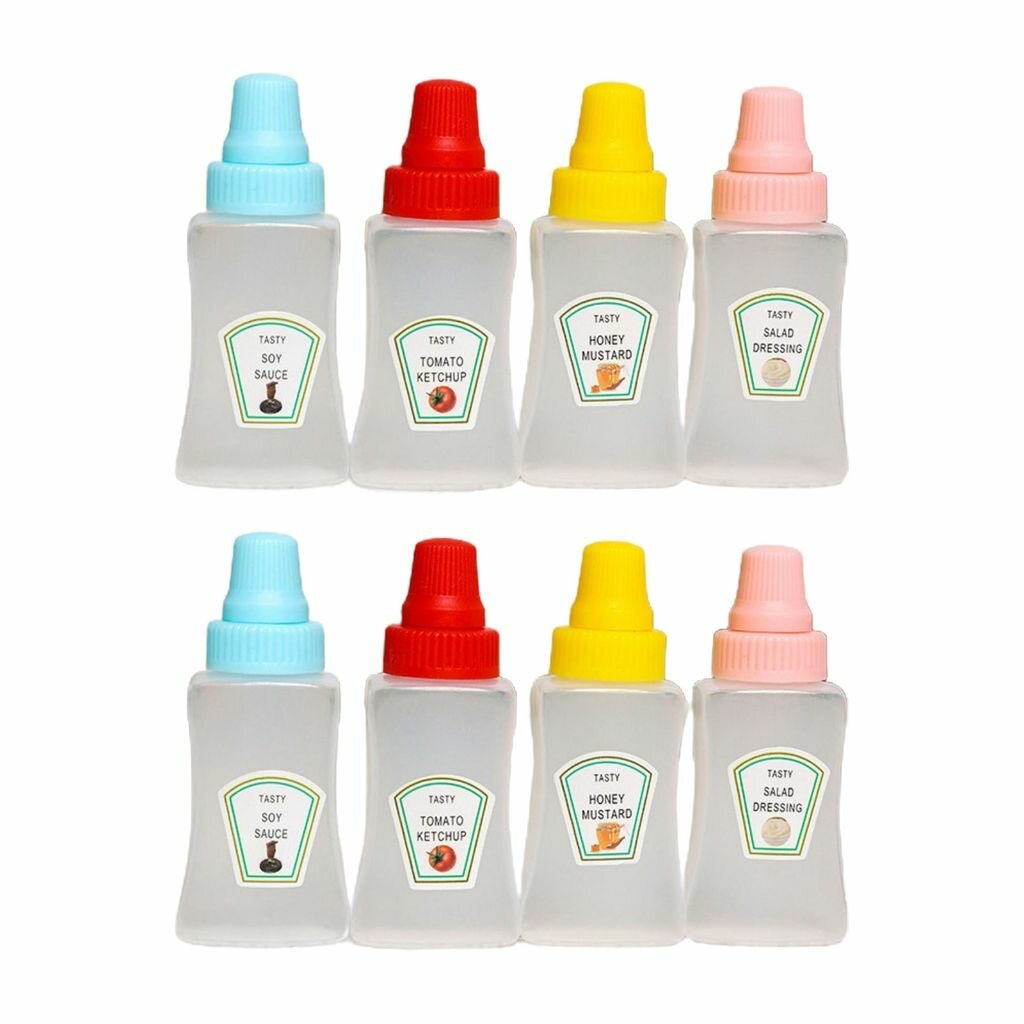 (8шт) Бутылка для соуса и кетчупа для салата