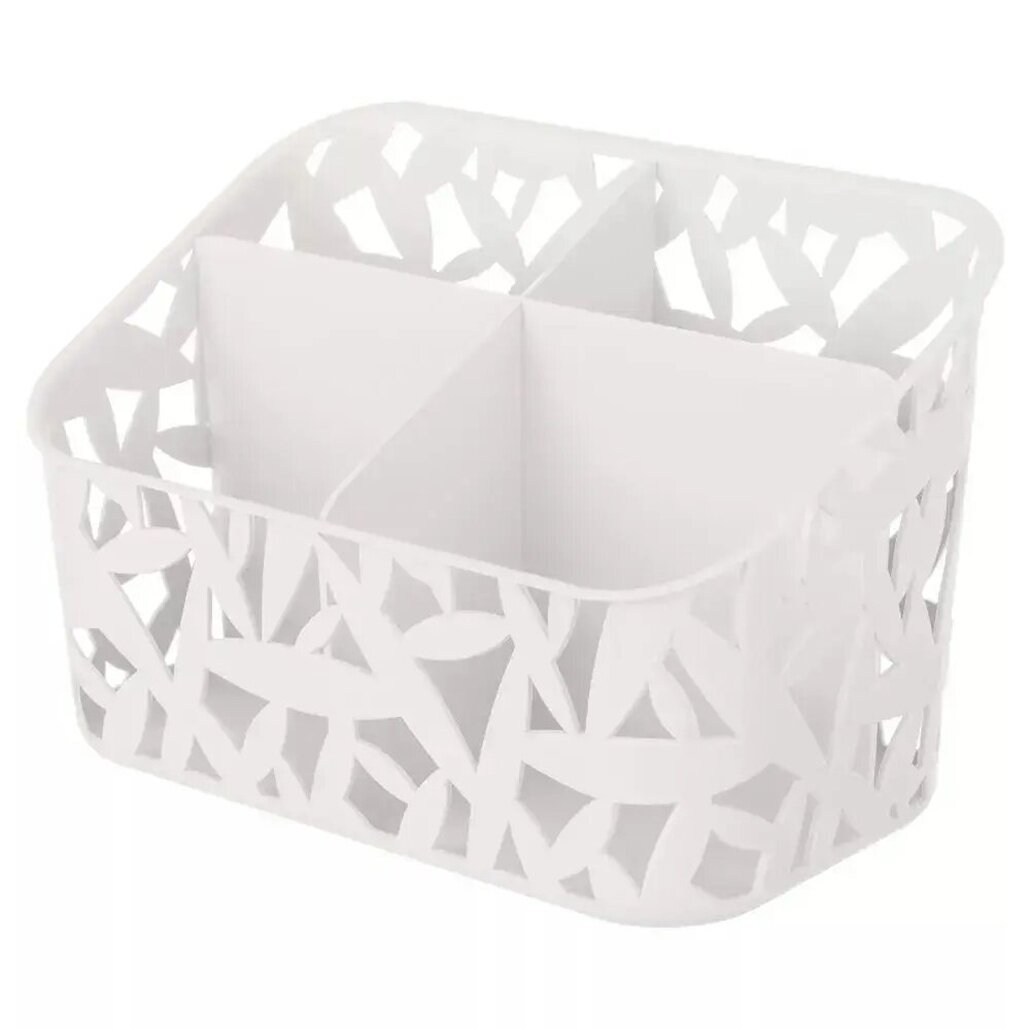 Органайзер универсальный с вентиляционными прорезями, пластик, 195х126 мм, белый