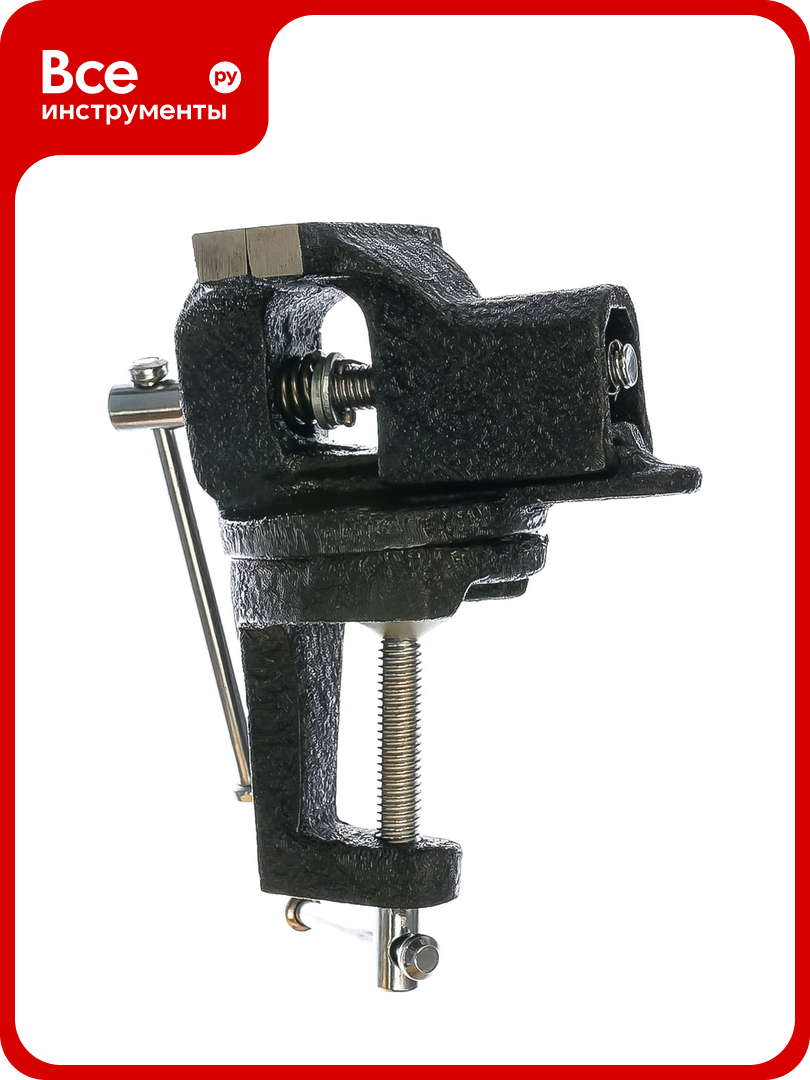 Настольные поворотные тиски 70 мм Biber 85884 тов-093084, из инструментальной