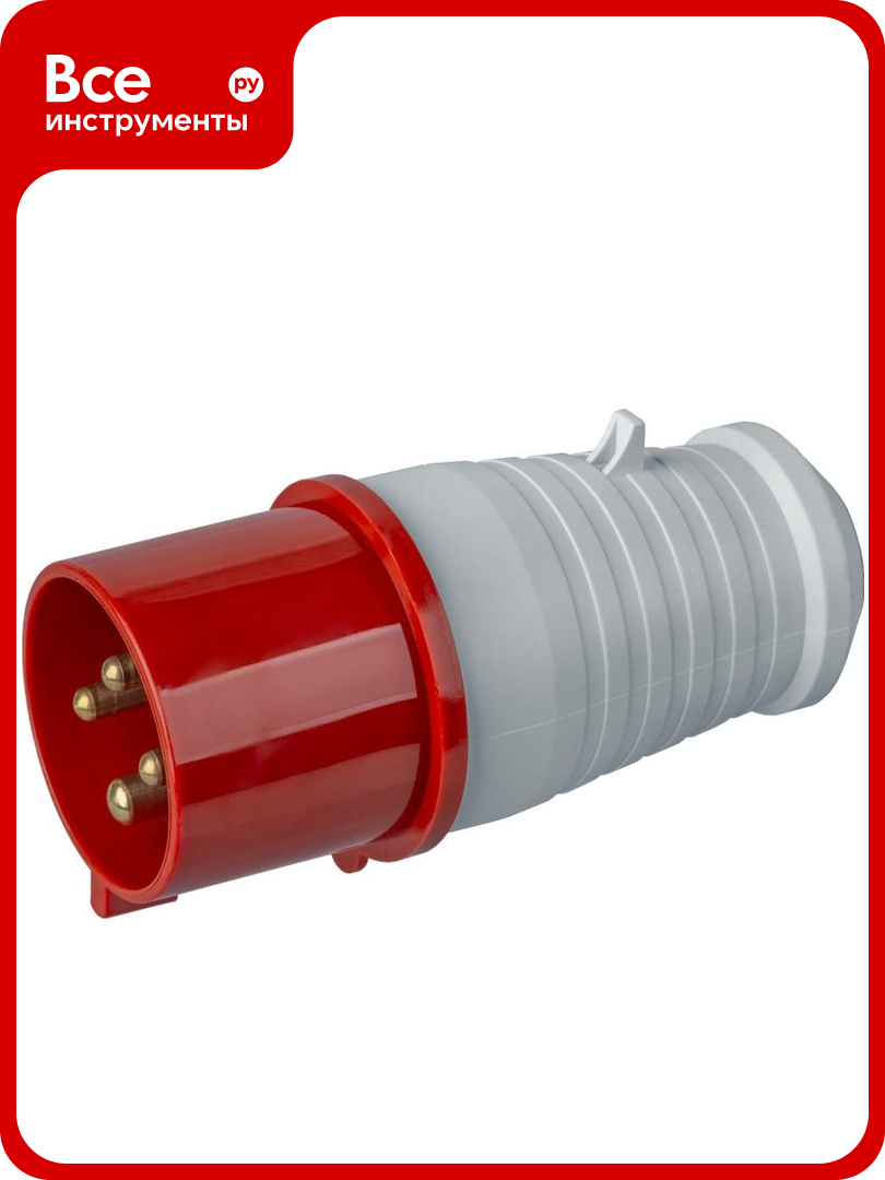 Вилка, Navigator, Navigator 14 288 NCA-SR024-32-380 переносная 32А 3P+PE IP44 14288