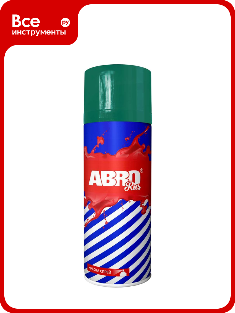 Краска-спрей ABRO Rus № 71 (изумрудный; 473 мл; 1 шт) SPO-071-R