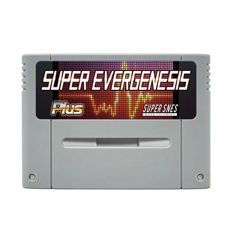 Игровая карта Super EVERGENESIS SNES V12 3000 в 1 Classic Grey