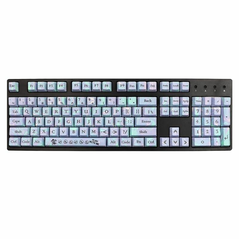 112-клавишный факсимильный аппарат Ya color keycap Высота OEM сублимационный колпачок из ПБТ