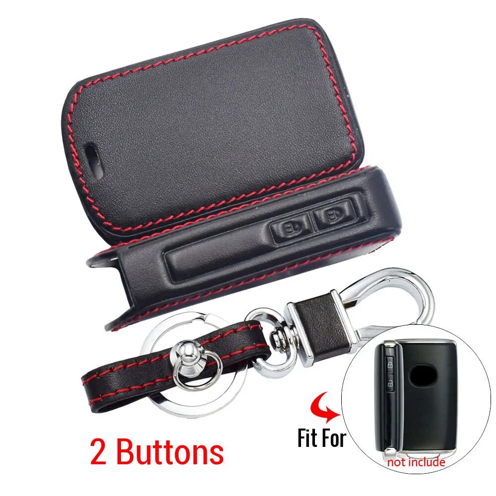 Кожаный чехол для ключей автомобиля ATOBABI, брелок для Mazda 3, седан, хэтчбек CX-30 CX-5 CX-9 2020 2021, чехол с умным бесключевым пультом дистанционного управления 2 Buttons