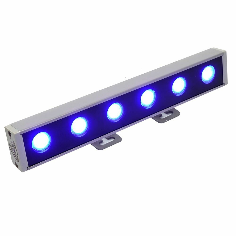 Светильник светодиодный линейный / Прожектор уличный синий 6W 250мм IP65 DC24 / Feron LL-893 51566