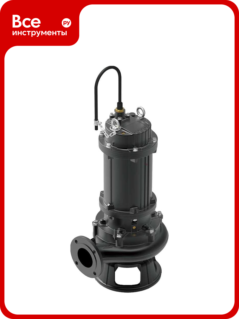 Канализационный насос LEO 80 WQ 40-18-4 1640, 1300 кг, из канализационных