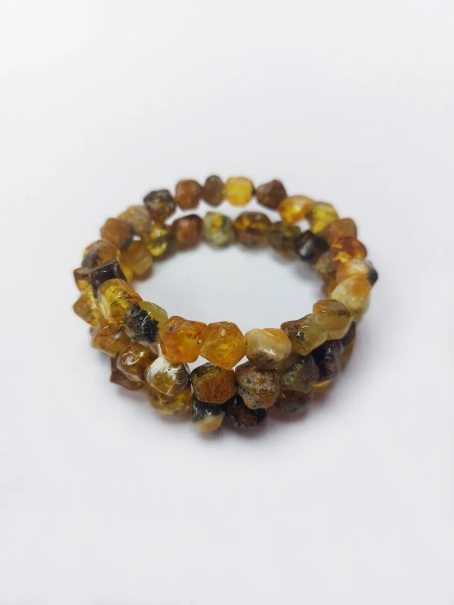 Браслет, янтарь