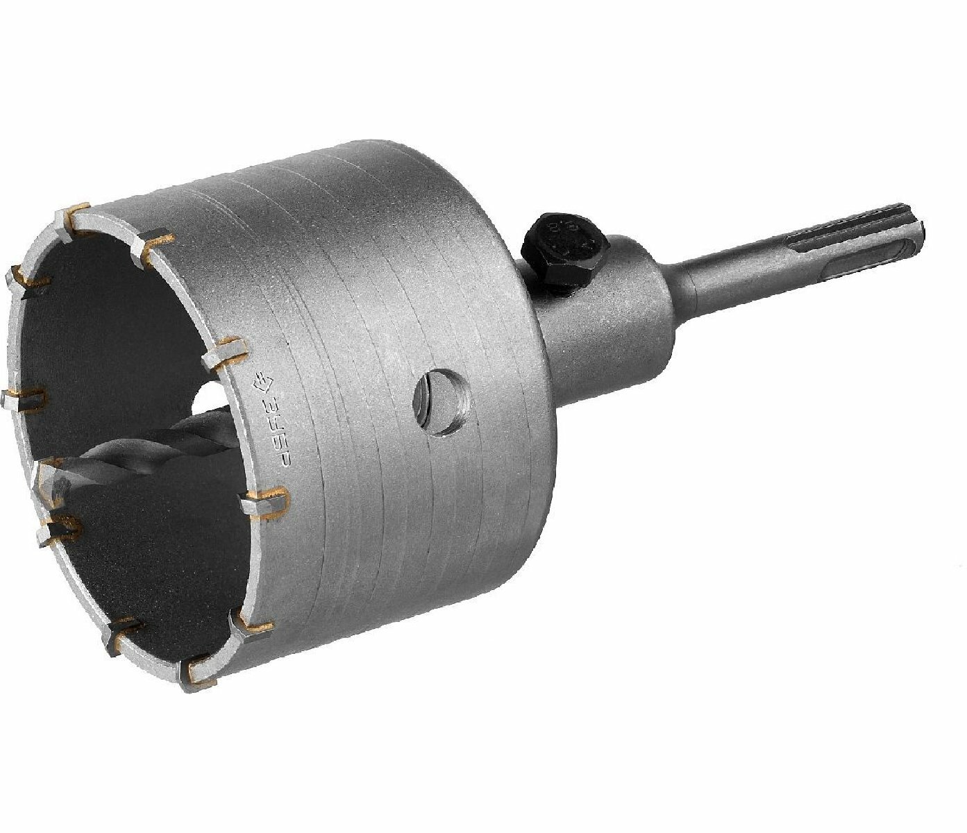 ЗУБР O 80 мм, 10 шт, коронка по бетону с державкой (29211-80)