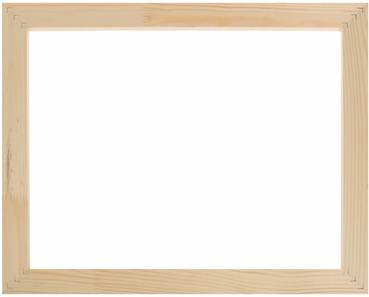 Подрамник деревянный из сосны Calligrata для натяжки холста и вышивки, каркас для картины, 40х50х1.8 см, ширина рамы 36 мм