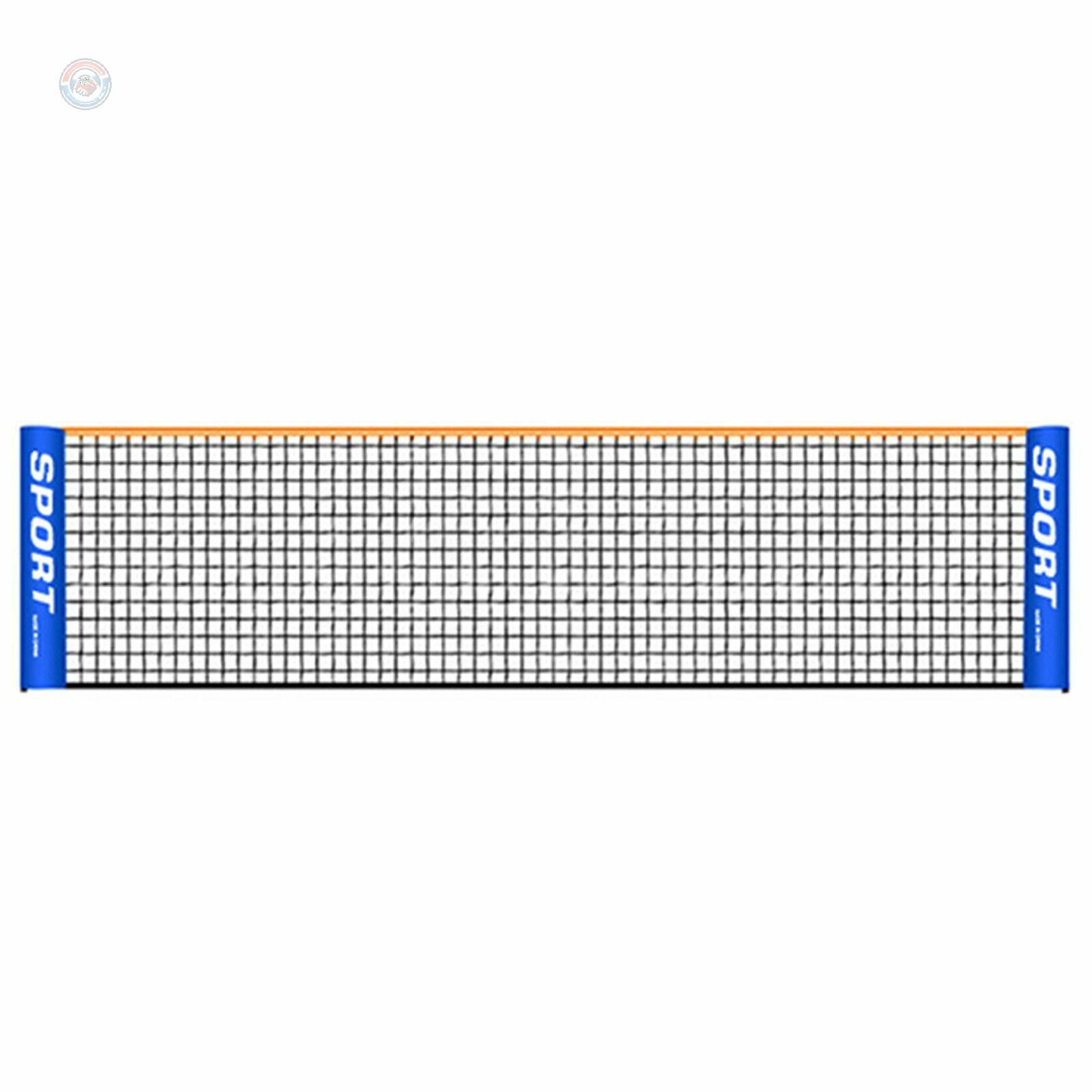 Сетка для бадминтона и тенниса 4,1 м портативная, прочная и универсальная для игры на улице, пляже и дворе