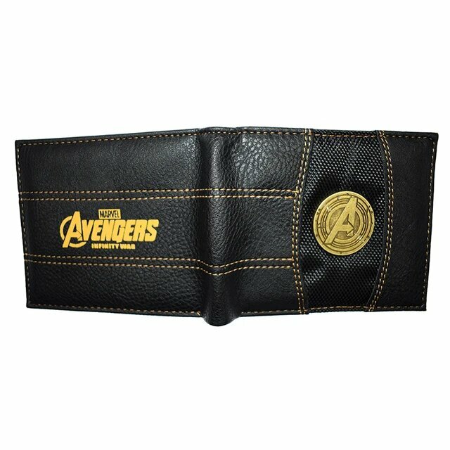 Кошельки MINISO Marvel, кошелек с изображением Мстителей и карманом для монет