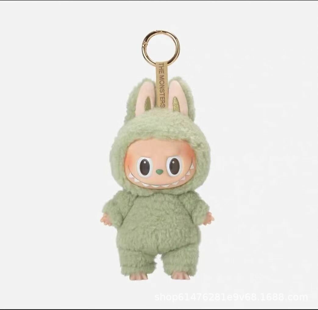 Плюшевая кукла Лабубу, Макарон, виниловое лицо, модная игрушка (высокое качество Дунгуань)