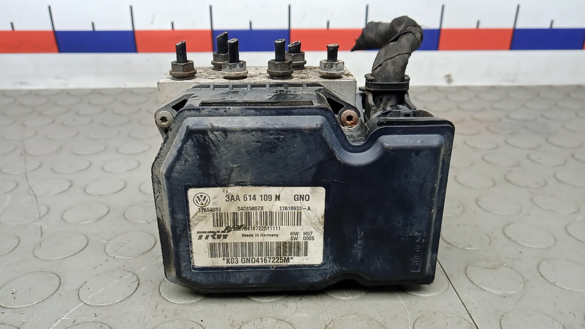 Блок ABS VOLKSWAGEN TRANSPORTER T5, Номер 3aa614109n