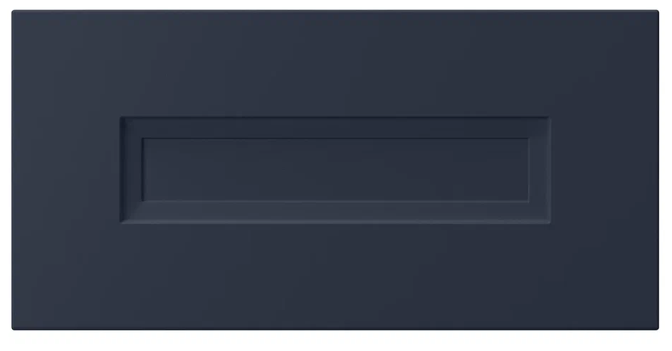 Фасад икеа акстад 40x20 см, для ящика, матовый синий