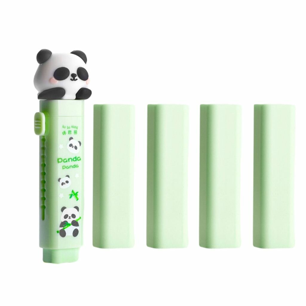 Двухтактный ластик в мультяшной форме-Panda Fatda refill pack