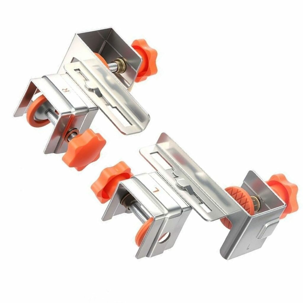 1 Пара Зажимов для установки передней панели выдвижного ящика Деревообрабатывающее крепление без ручки Для крепления дверцы шкафа