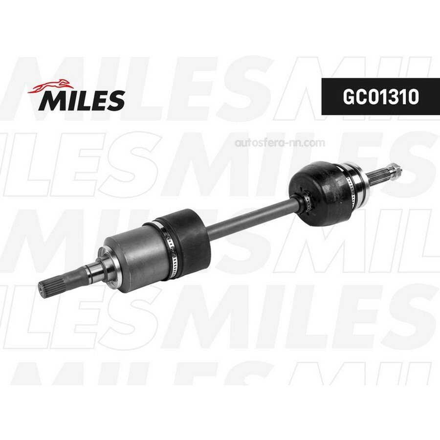 MILES GC01310 Привод в сборе LADA NIVA 21213-4/CHEVROLET NIVA 2123 03- лев. 24шл. -ABS