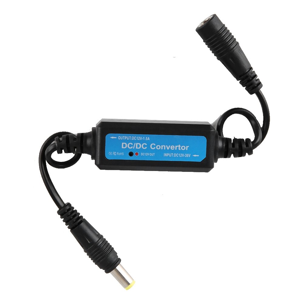 12 В 1,5A Mini DC Transmission Transmission Real Time Мониторинг Светодиодный Стабилизатор Стабилизатора Стабилизатора