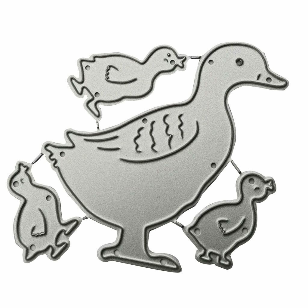 Форма для Тиснения Прозрачных Штампов Duck Knife DIY, Форма для печати из Углеродистой Стали DIY для Изготовления Открыток и Скрапбукинга