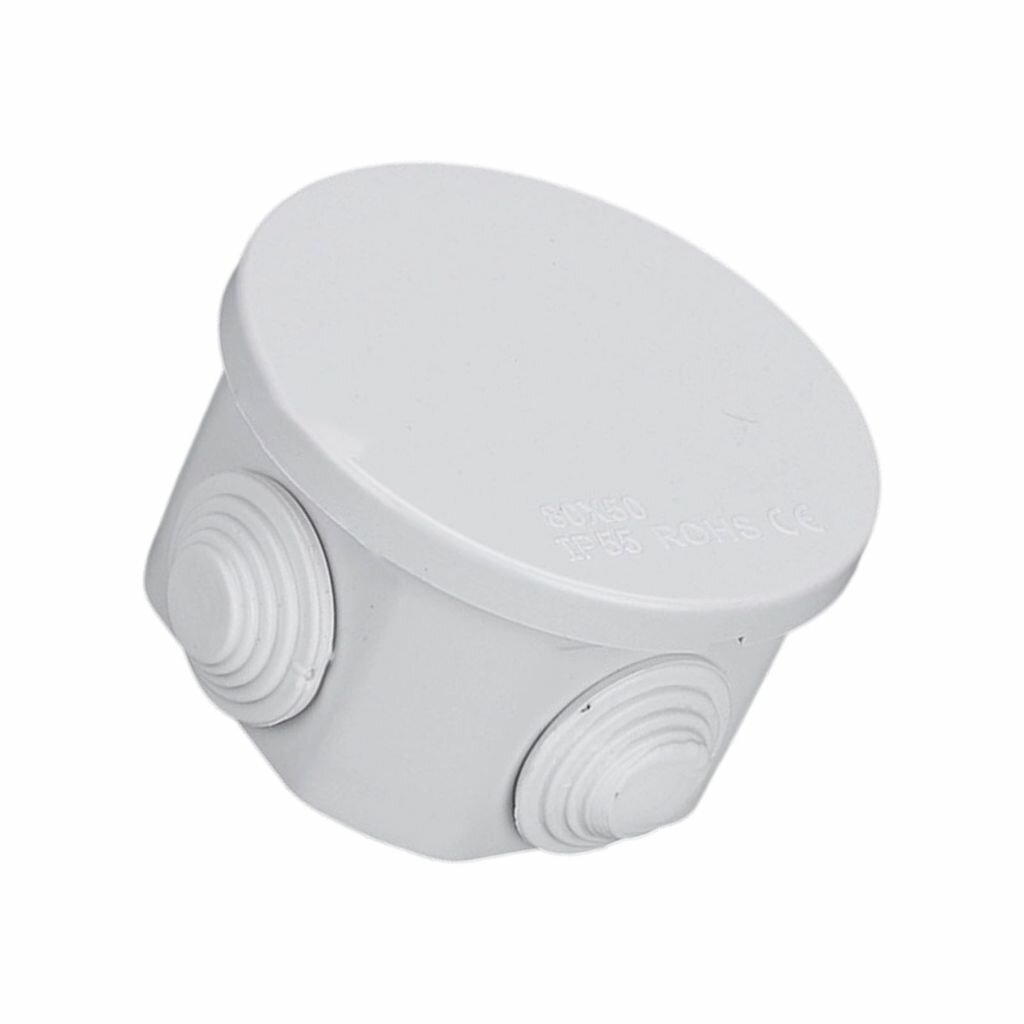 1 сетчатая водонепроницаемая распределительная коробка с резиновой заглушкой, блок питания для наружного и внутреннего мониторинга, герметичная кабеля-80x50 мм