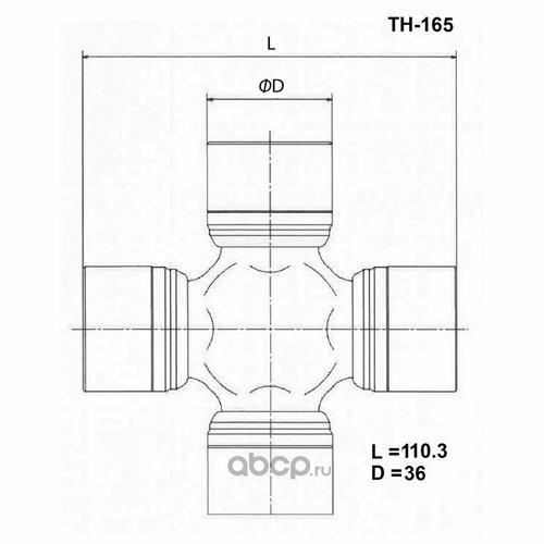 Крестовина /guh65 36110.30(c) toyo Toyo th165