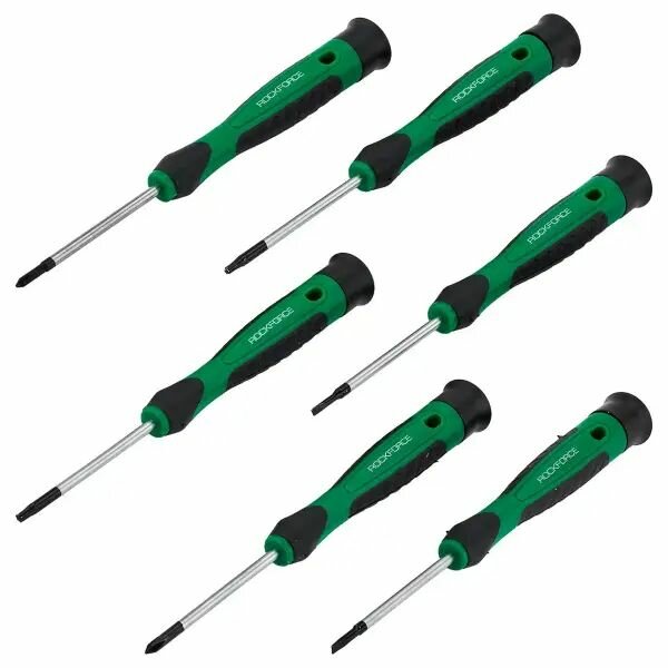 Отвертки для точных работ, набор 6 предметов ROCKFORCE