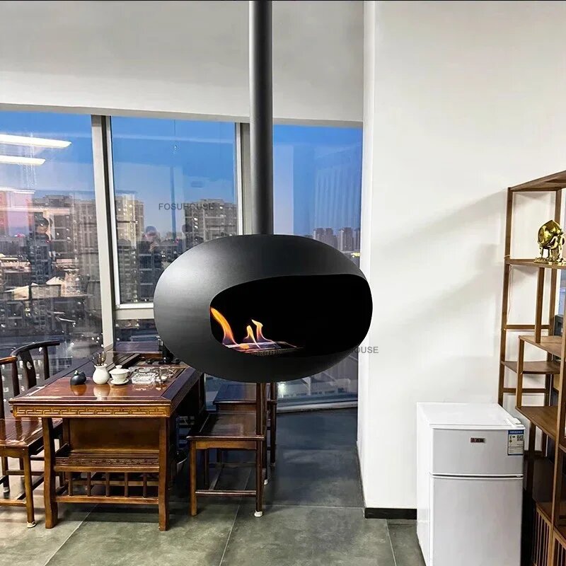Подвесной камин FOSUHOUSE Black