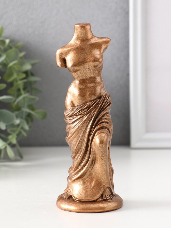 Фигурка гипс «Венера Милосская», 15×5.5×6 см, бронза