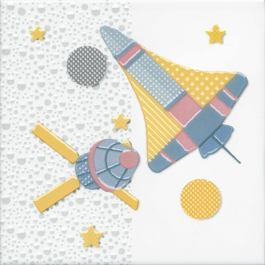 Керамическая плитка KERAMA MARAZZI VT/A371/5009 Декор Бон Вояж "Шаттл" 20x20x6,9 Цена за 1/шт