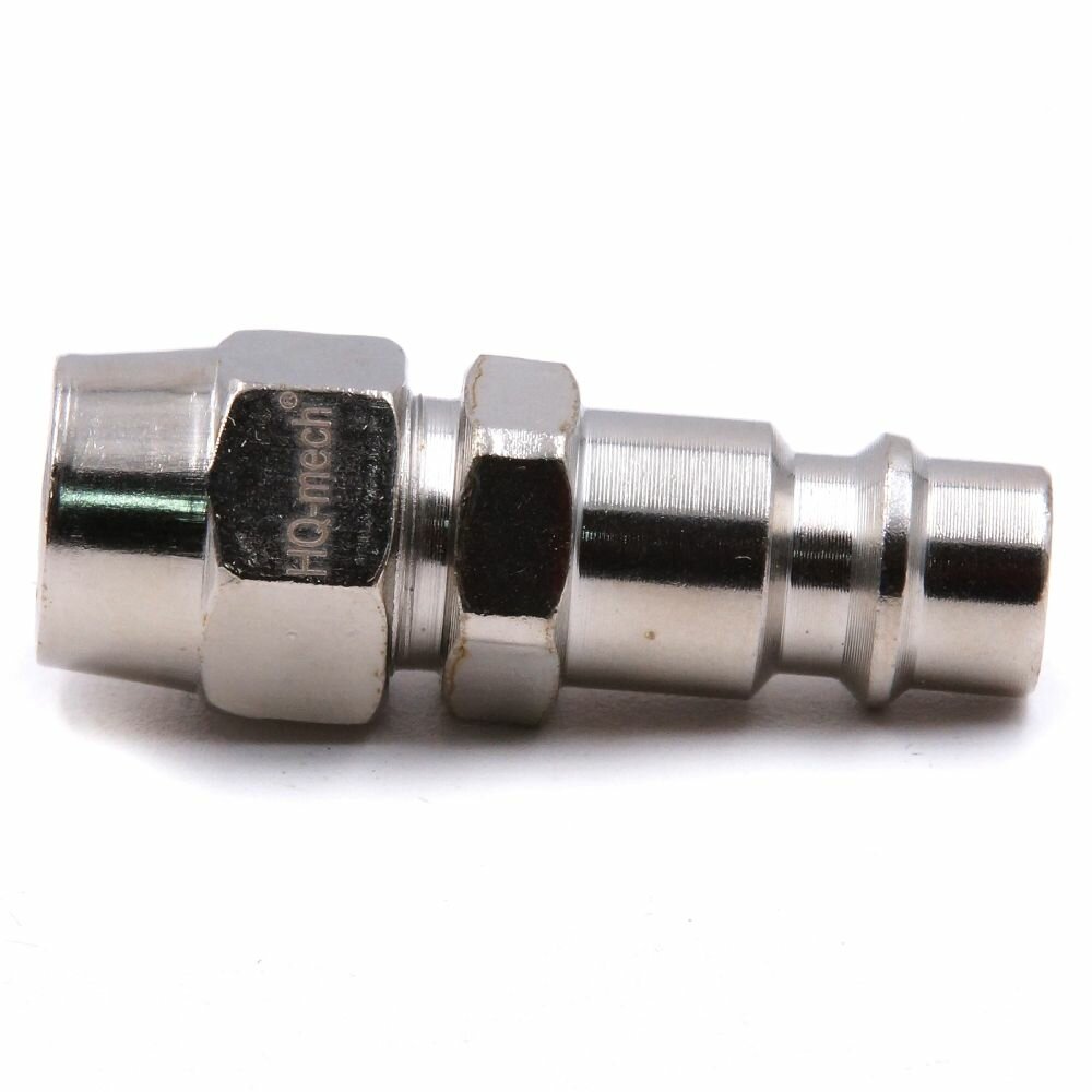 Быстросъем HQ-RH10i папа, накидная гайка под шланг 8 х 10 мм, сталь