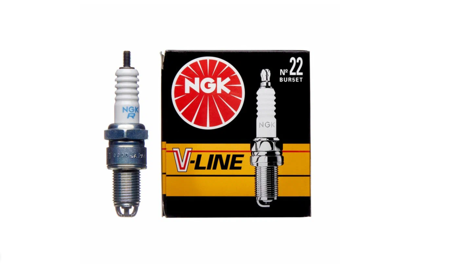Свеча зажигания NGK 2470 (кратность 4 шт.) арт. BUR5ET (V-Line22)
