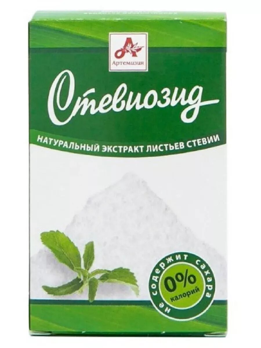 Стевиозид экстракт листьев стевии 20 гр порош-1шт.
