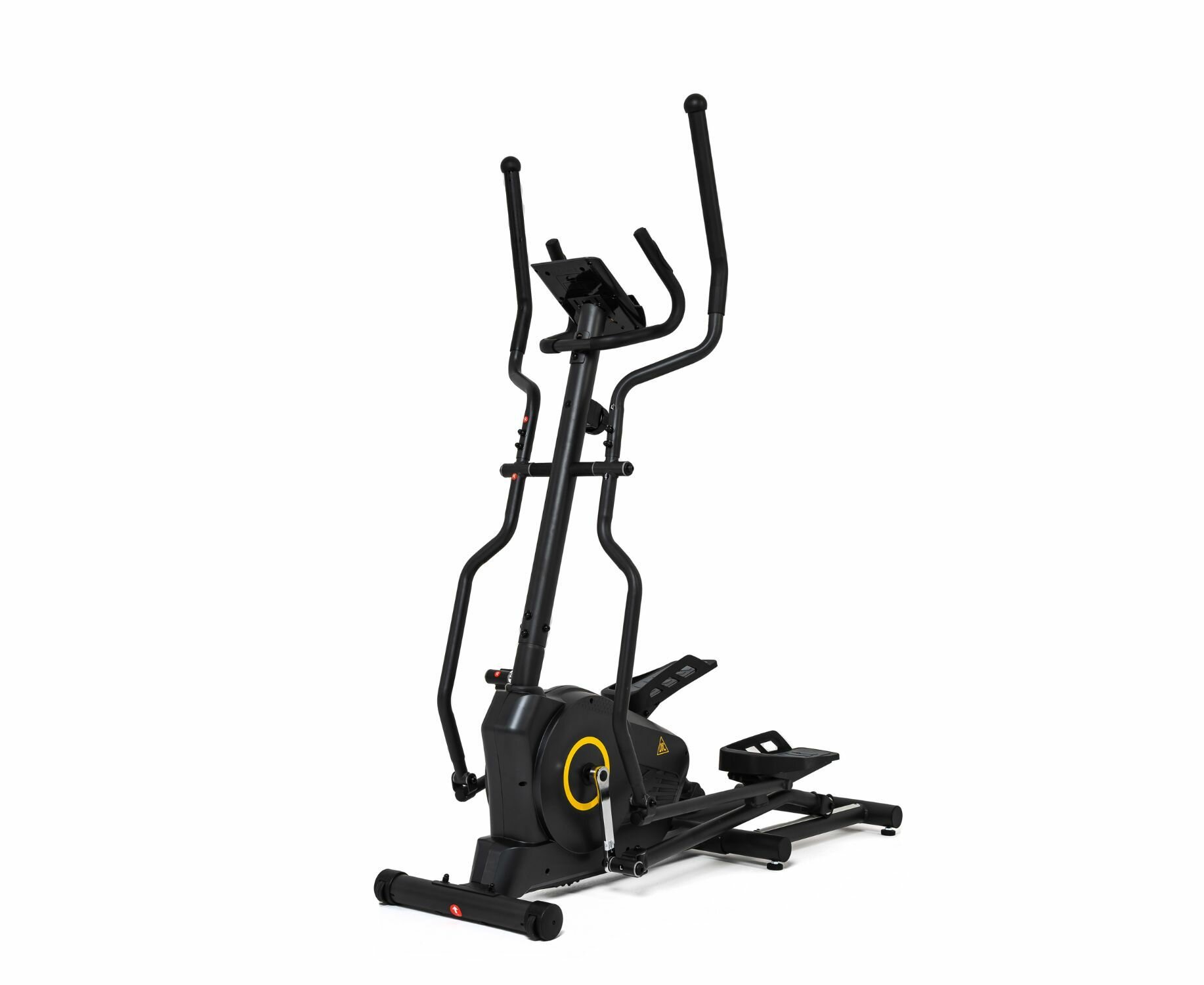 Эллиптический тренажер DFC E6700T, с передним маховиком, 7кг, черный, длина шага 40 см