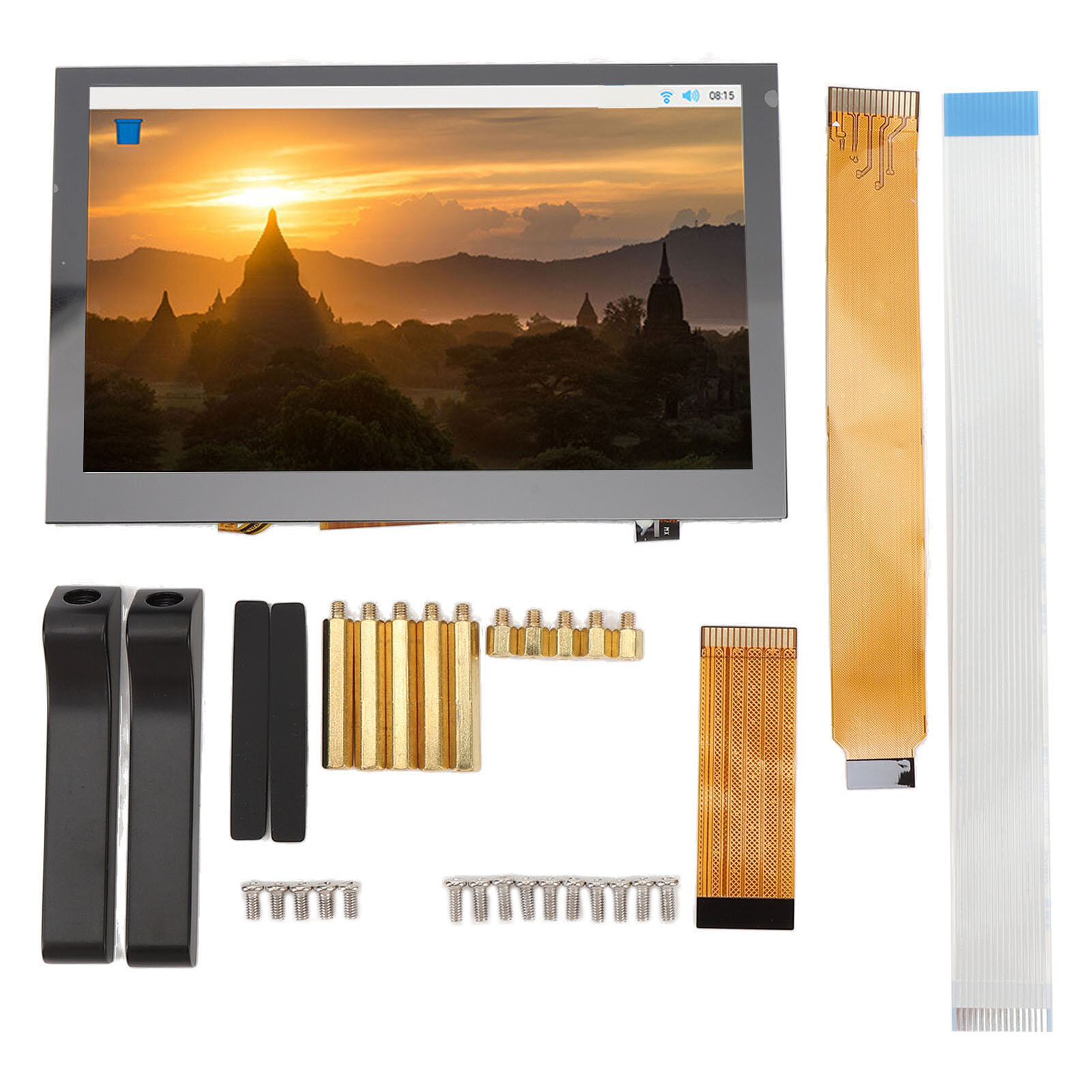 5 -дюймовый сенсорный экран IPS Display 1024 x 600 DSI IPS ЖК -дисплей для PI5 4B CM4 3B+ 3A+ 3B CM3+ CM3