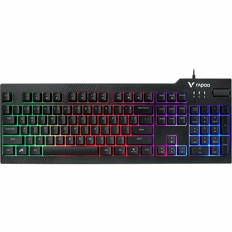 Клавиатура RAPOO Игровая проводная V50S, цвет - черный, 2333717