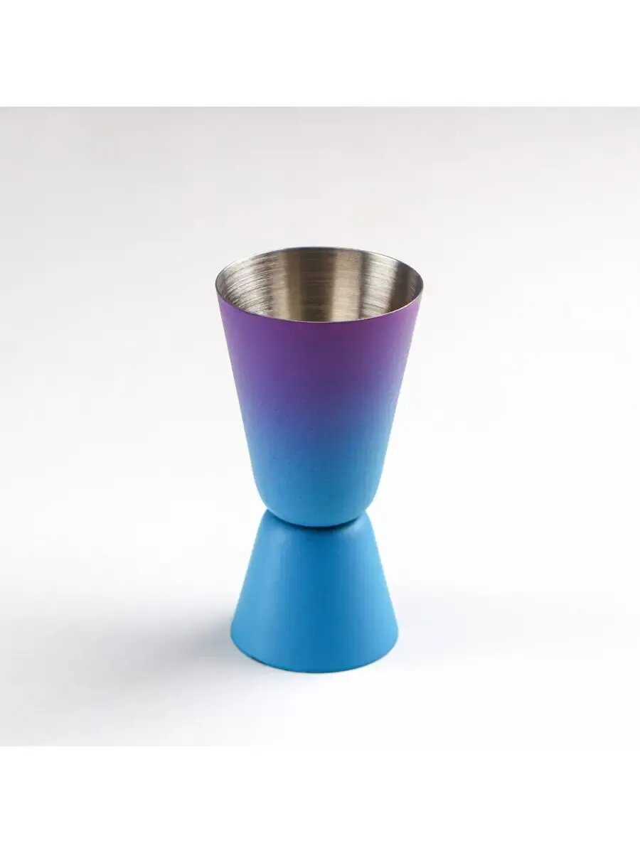 Джиггер Flume, 20/40 мл, цвет сине-фиолетовый