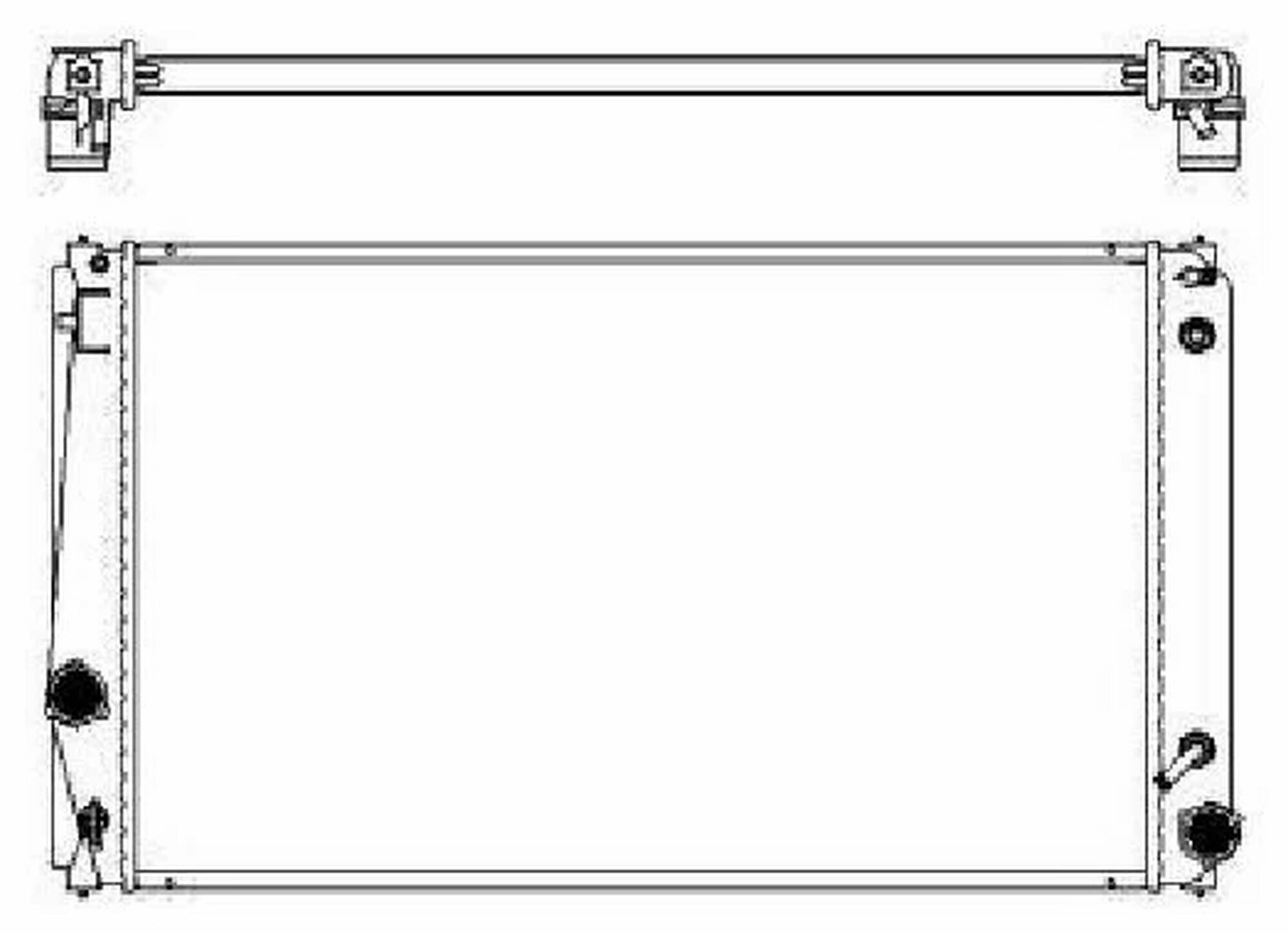 Радиатор охлаждения двигателя TOYOTA RAV 4 III (_A3_), SAKURA 34618518