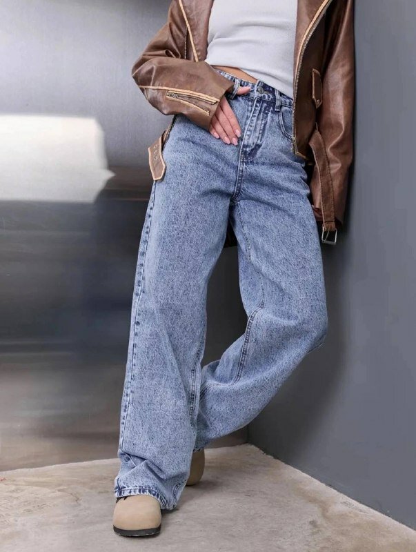 Джинсы багги