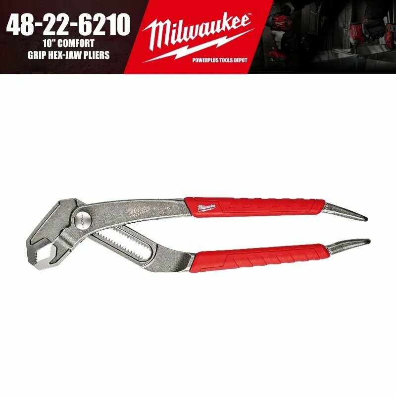 Milwaukee 48-22-6208/48-22-6210 Шестигранные плоскогубцы 8"/10" Comfort Grip