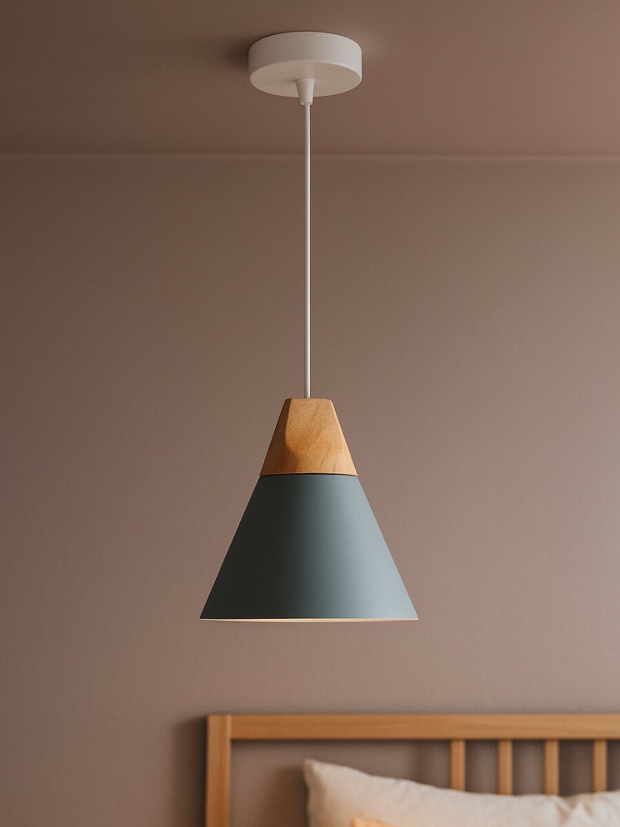 Светильник потолочный подвесной Sofitroom Prima Grey, светильник в скандинавском/сканди стиле, люстра потолочная серая