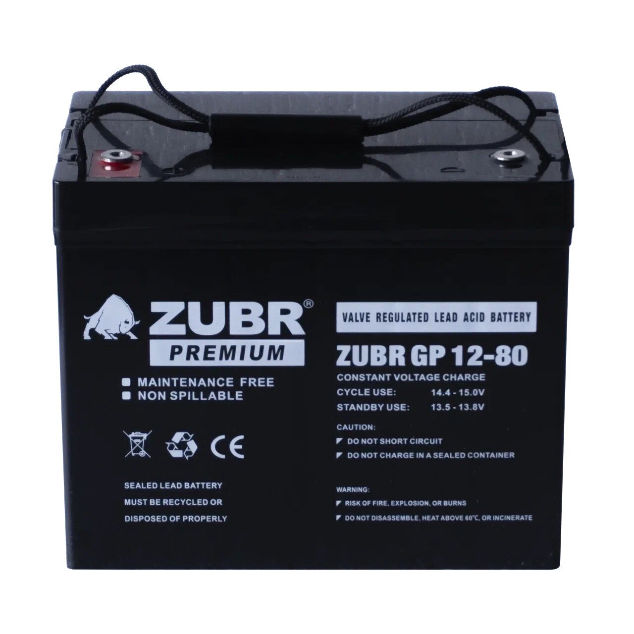 Аккумуляторная батарея для ИБП ZUBR GP12-80 12V80Ah